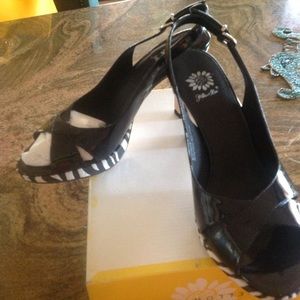Yellow Box | Shoes | New Patent Zebra Heel | Poshmark